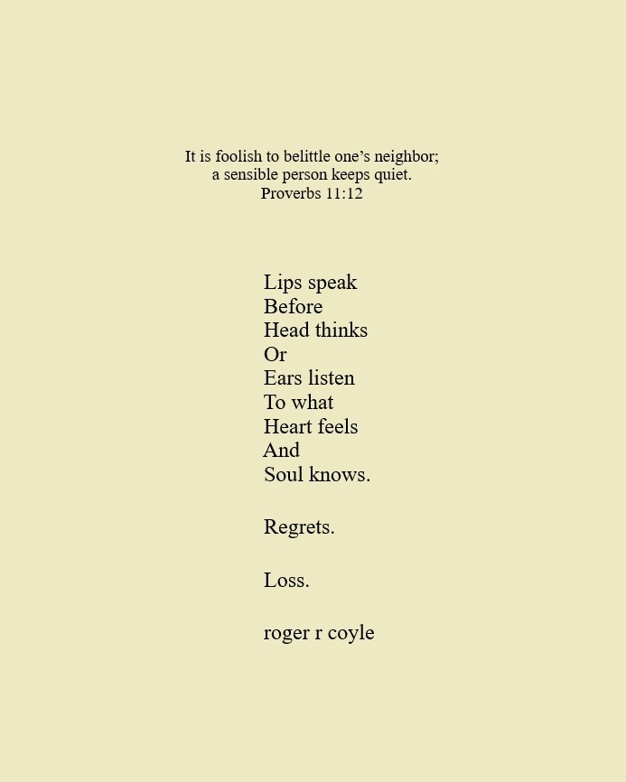 Words – Roger R Coyle – Author
