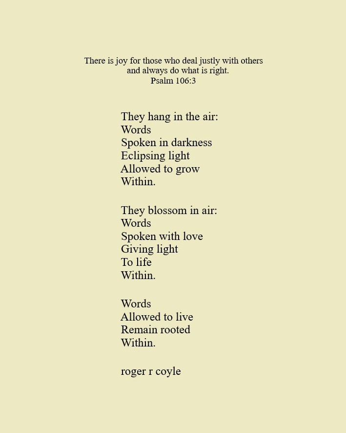 Words Live – Roger R Coyle – Author