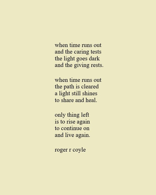 when time runs out – Roger R Coyle – Author