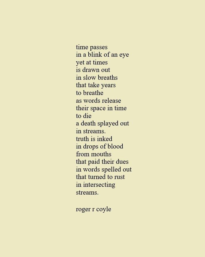 time passes – Roger R Coyle – Author