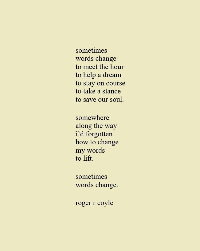 words change – Roger R Coyle – Author