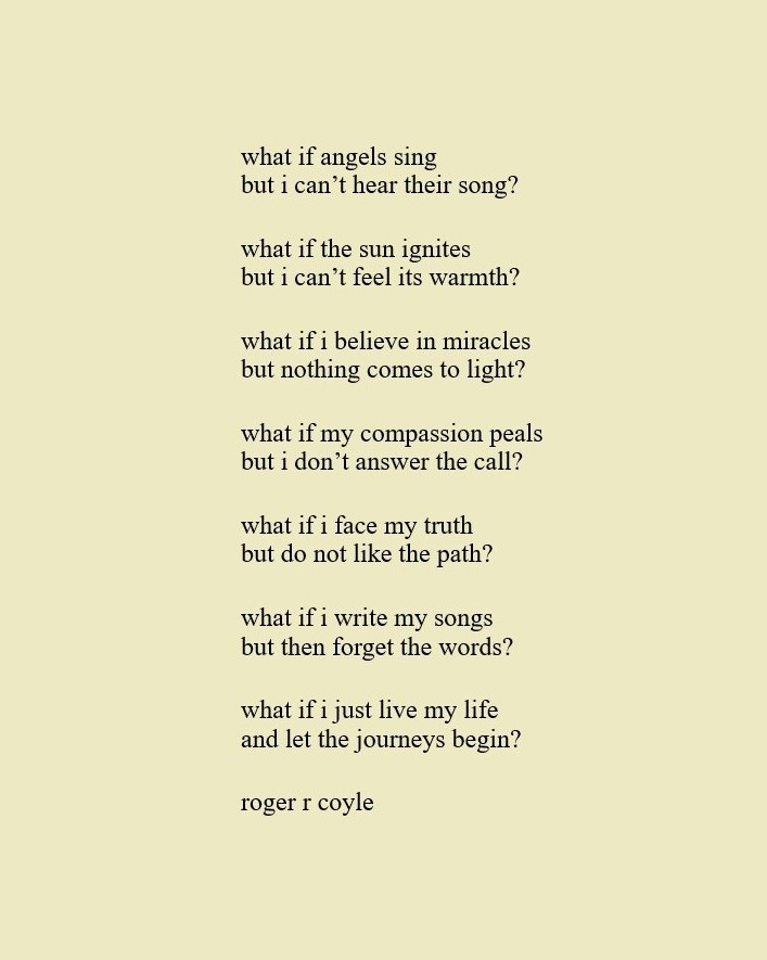 what ifs – Roger R Coyle – Author