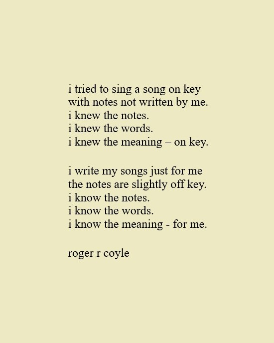 off key – Roger R Coyle – Author