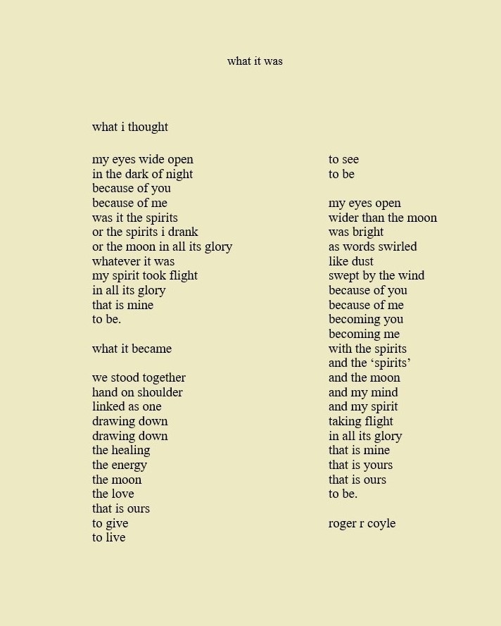 what it was – Roger R Coyle – Author