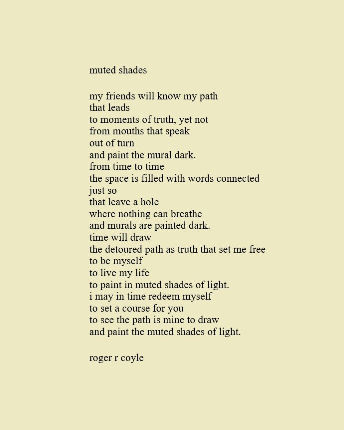 muted shades – Roger R Coyle – Author