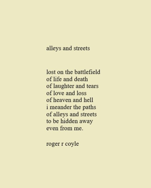 alleys and streets – Roger R Coyle – Author