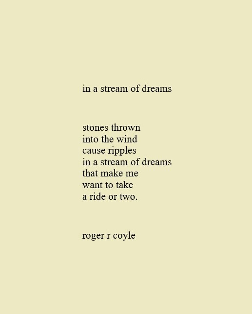 in a stream of dreams – Roger R Coyle – Author