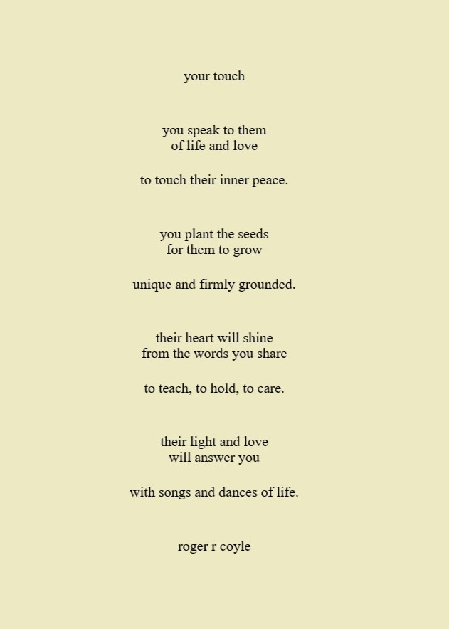 your touch – Roger R Coyle – Author
