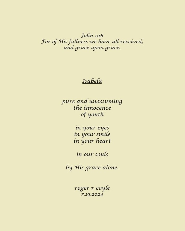 Isabela – Roger R Coyle – Author