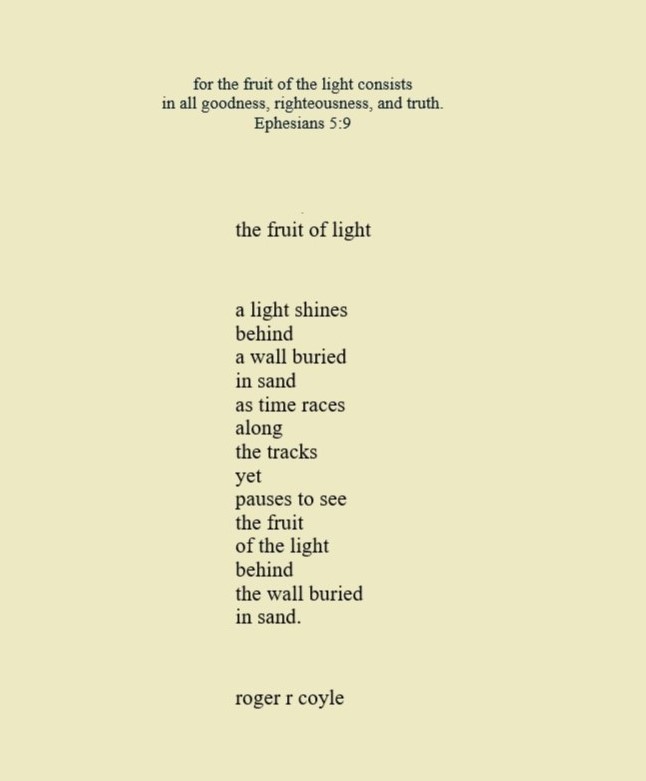 the fruit of light – Roger R Coyle – Author