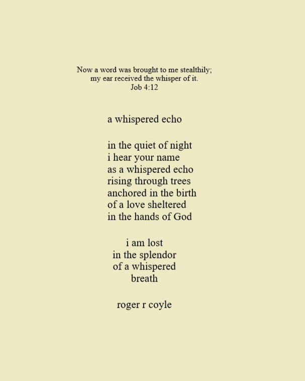a whispered echo – Roger R Coyle – Author
