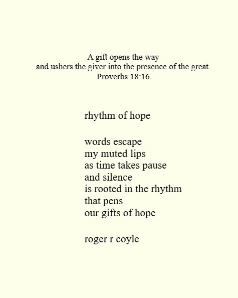 rhythm of hope – Roger R Coyle – Author