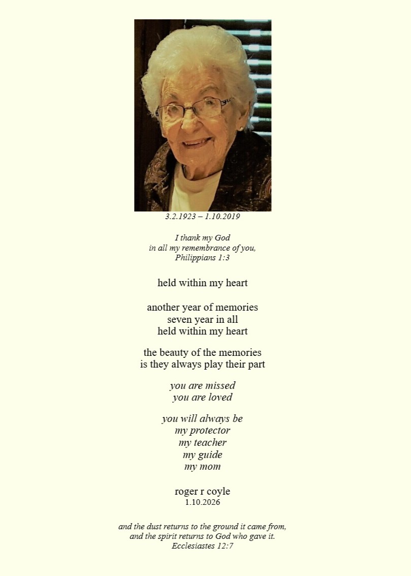 held within my heart – Roger R Coyle – Author